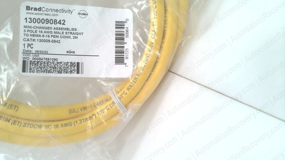 BRAD CONNECTIVITY 1300090842, MINI-CHANGE ASSEMBLIES, 130009-0842, NEW #338461 | eBay