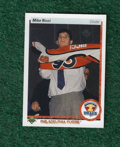MIKE RICCI - 1990-91 UPPER DECK - ROOKIE CARD # 355 - PHILADELPHIA ...