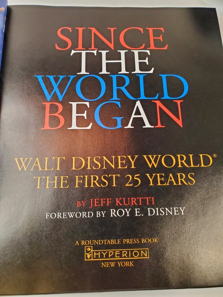 Walt Disney World Since The World Began Hardback Book & Special Edition ...
