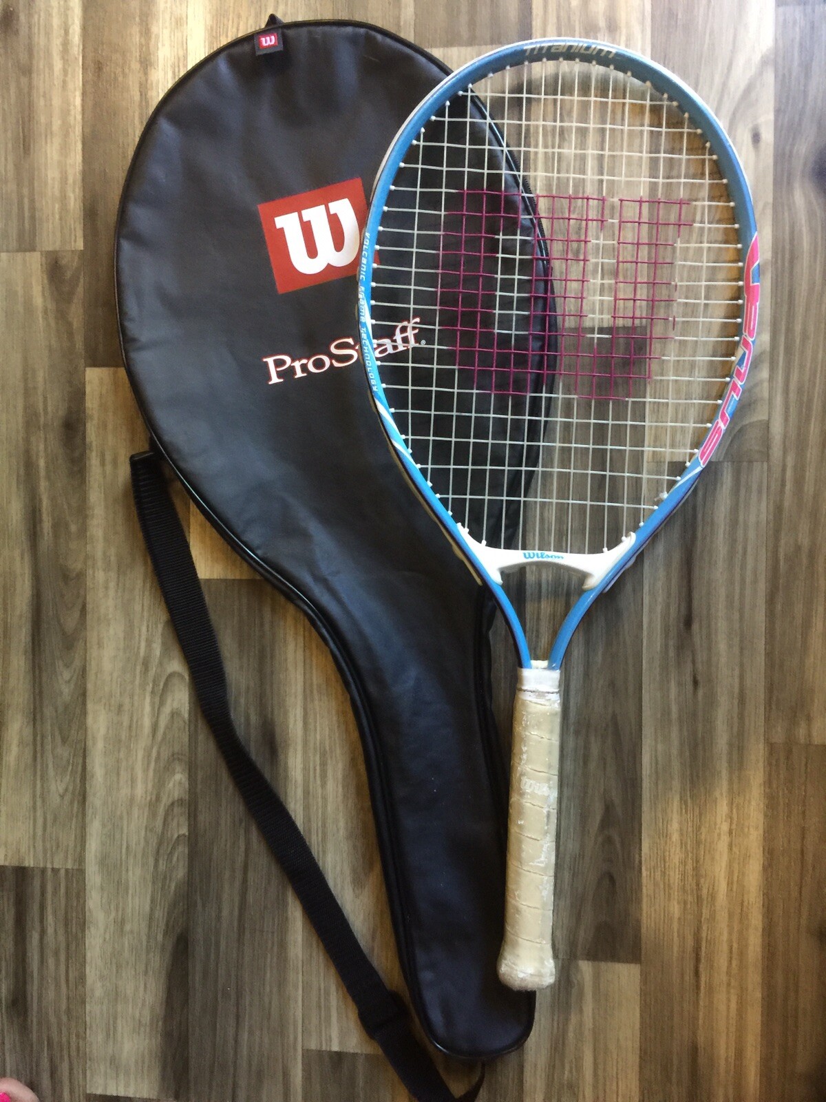 Wilson Venus Serena Tennis Racket 3 7/8" LOO Titanium W/ Wilson Racquet ...