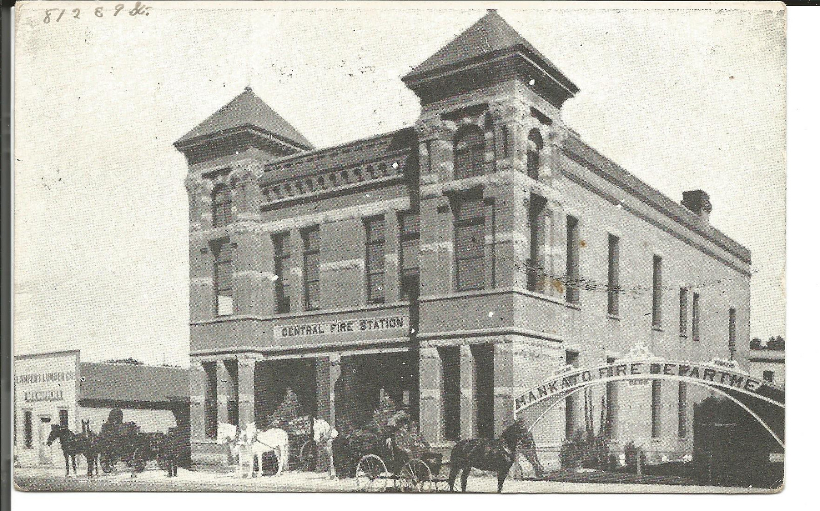 MANKATO FIRE DEPARTMENT CENTRAL FIRE STATION 1909 | eBay