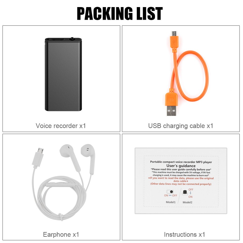 Mini Hidden Spy Digital Audio Voice Activated Recorder Smart MP3 ...