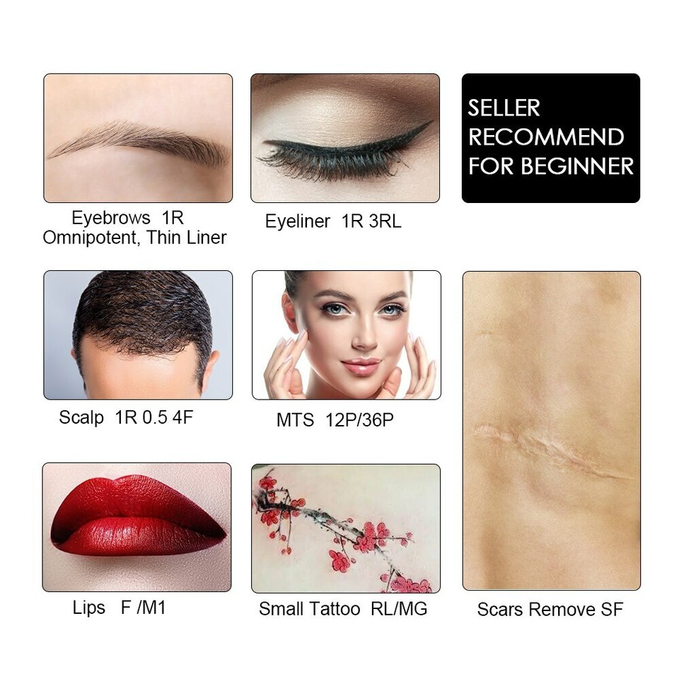 20PCS Biomaser Cartridges Needles 3RS 5RS 7RS Shading Needles for Scars ...