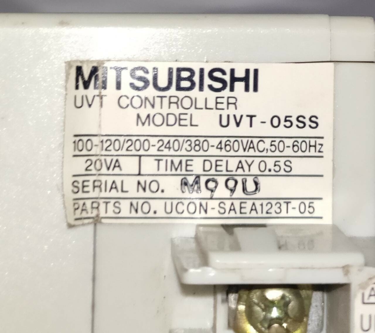 MITSUBISHI UVT-05SS UVT CONTROLLER UCON-SAEA123T-05 for sale online | eBay