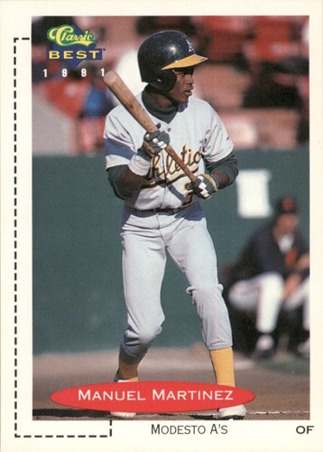 1991 Classic Best Manuel Martinez Modesto A's #145 Baseball Card | eBay