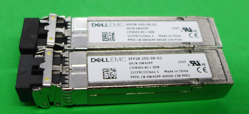 (Lot of 2) Dell EMC SFP28-25G-SR-G2 Transciever LTF8505-BC+-DEN W4GPP ...