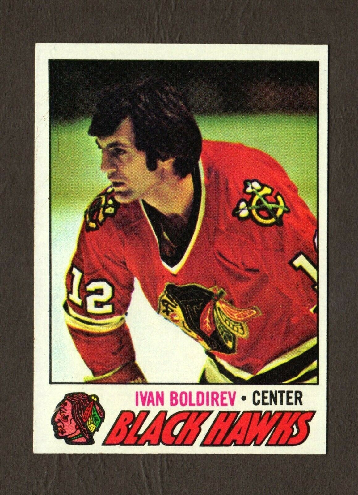 1977 Topps Hockey Card #61 Ivan Boldirev - Chicago Black Hawks | eBay