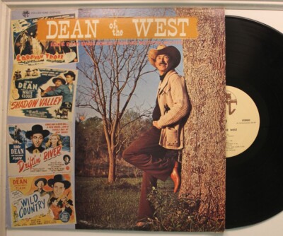 Eddie Dean Autographed Lp Dean Of The West On Wfc - Vg++ To Nm / Vg++ ...