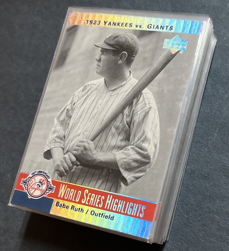2003 Upper Deck 100th Anniversary 30 Card Set Babe Ruth Lou Gehrig ...