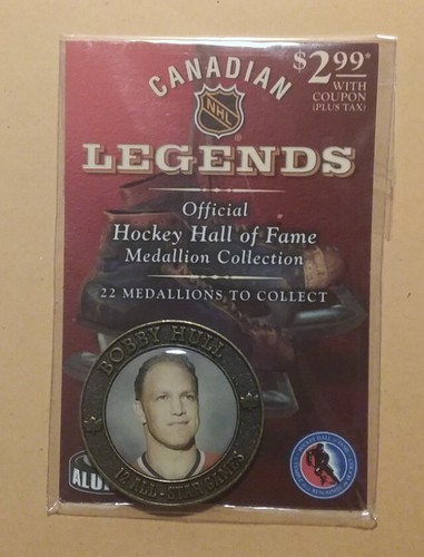Canadian Legends Official Hockey Hall of Fame Medallion Collection ...