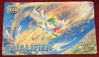 Shaymin QUALIFIER Playmat Team Challenge Pokemon TCG Mat Used | eBay