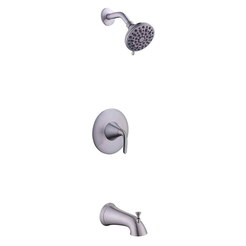 Universal Shower Handles Brushed Nickel PROFLO PF654075BN Brushed