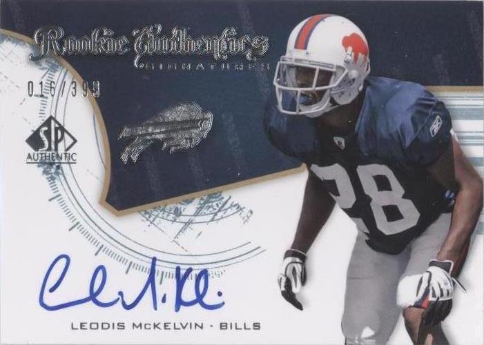 2008 SP Authentic - Rookie Authentics Signatures Leodis McKelvin #262 / ...