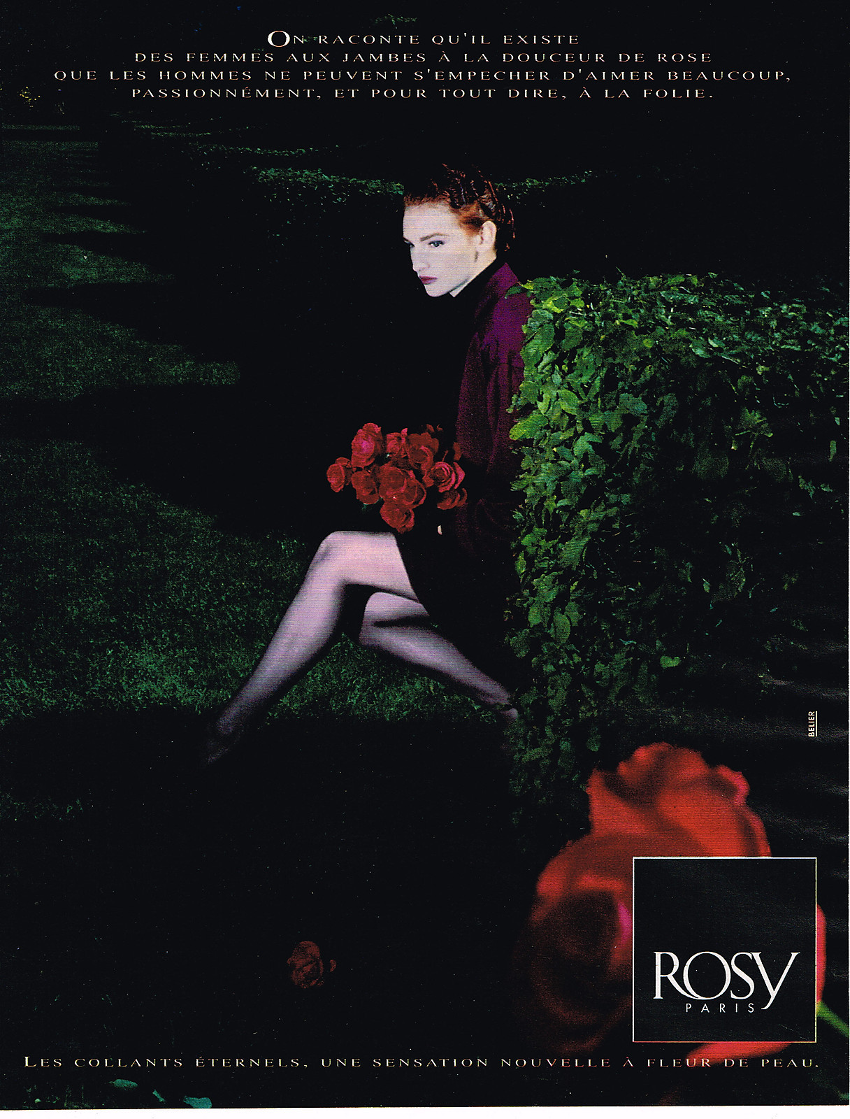 PUBLICITE ADVERTISING 124 1992 ROSY bas & collants | eBay