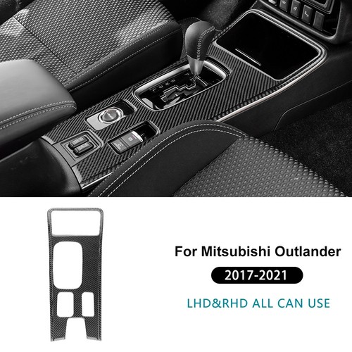 Gear Shift Frame Stickers Trim Carbon Fiber for Mitsubishi Outlander ...