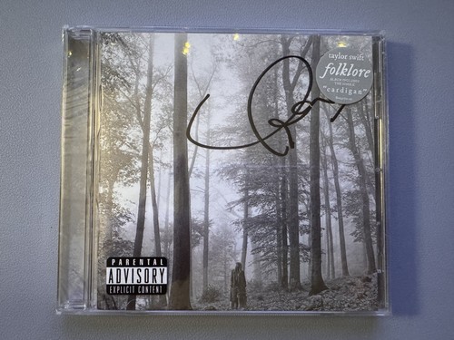 Taylor Swift folklore Signed Autographed CD Album Brand New Sealed | eBay