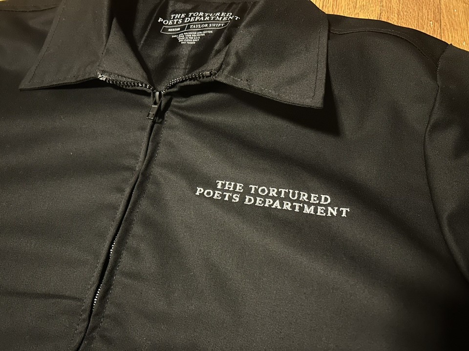 Taylor Swift Tortured Poets Department TTPD Jacket Patches Medium | eBay