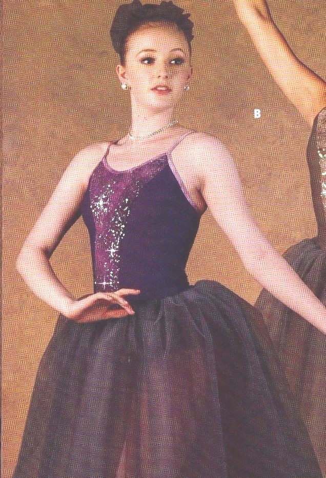 Sequin bodice ballet costume 3 colors tulle European length tutu ch ...