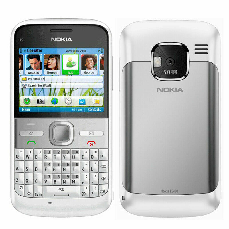 Nokia E5 Silver