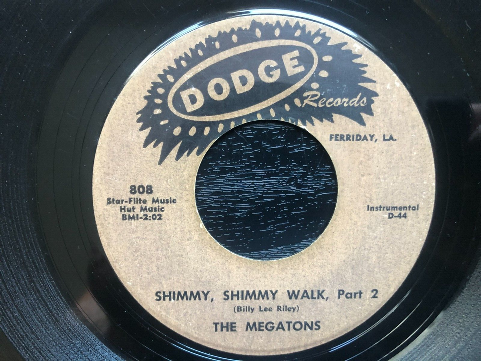 The Megatons SHIMMY SHIMMY WALK Original 1962 Dodge 45 rpm single VG | eBay
