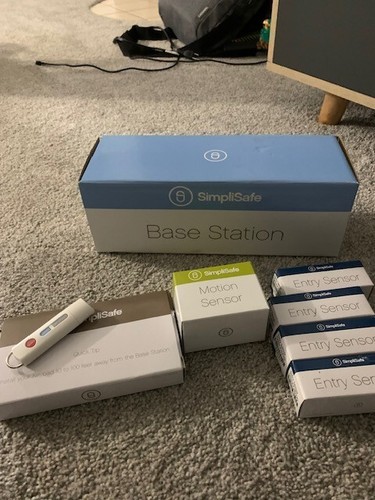 Simplisafe Original Security system - New White 8 Piece set | eBay