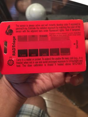 Radtriage personal radiation detector for wallet or pocket Buy 3 Get 1 ...