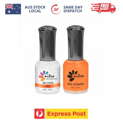 Nitro Duo Set UV LED Soak Off Gel + Matching Nail Polish Color #052 ...