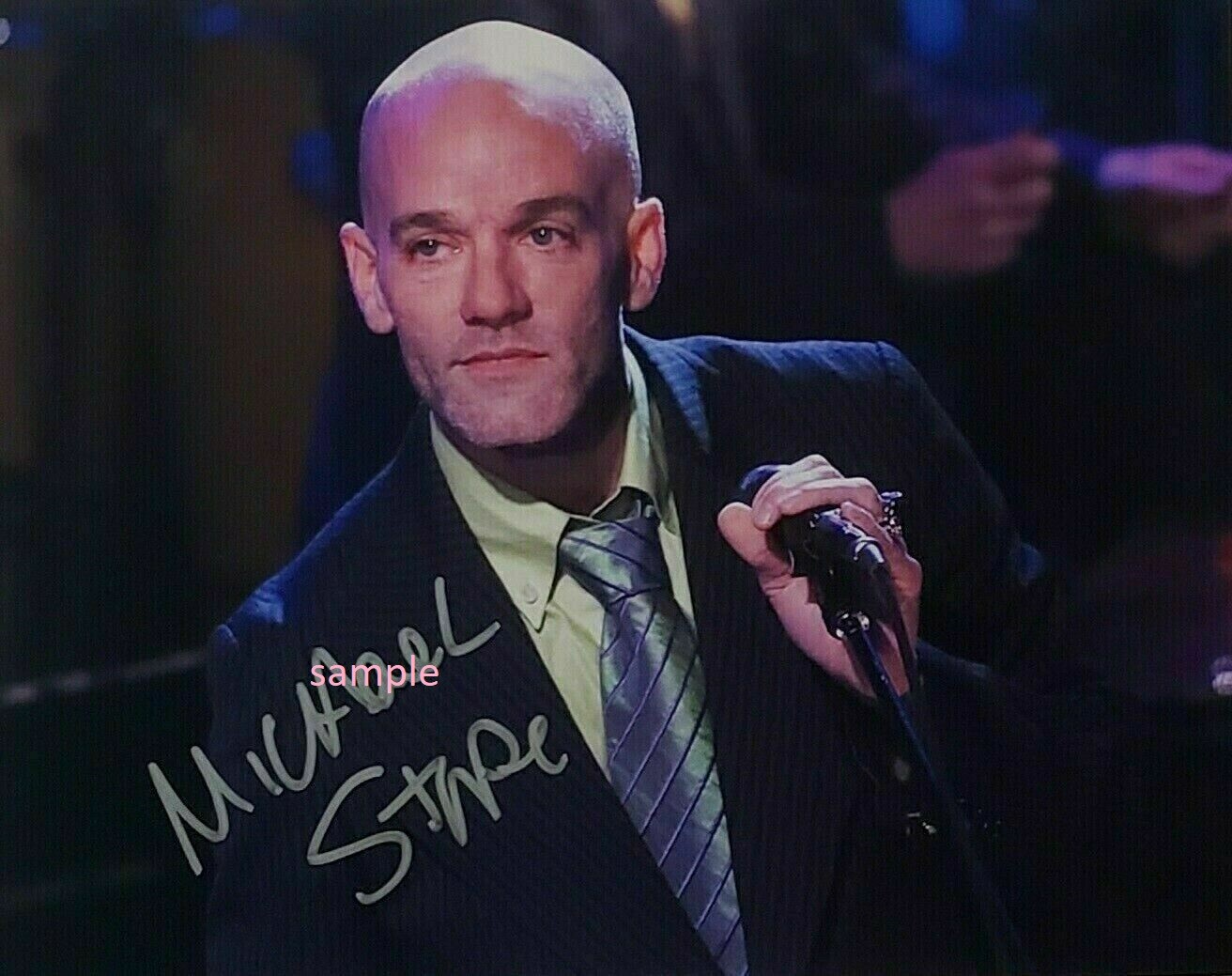 MICHAEL STIPE SIGNED AUTOGRAPHED 8X10 REPRINT PHOTO MAN CAVE CHRISTMAS ...