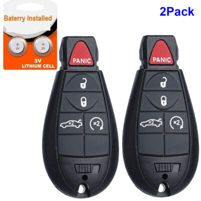 2 For 2008 2009 2010 2011 2012 2013 2014 Dodge Challenger Remote Key ...