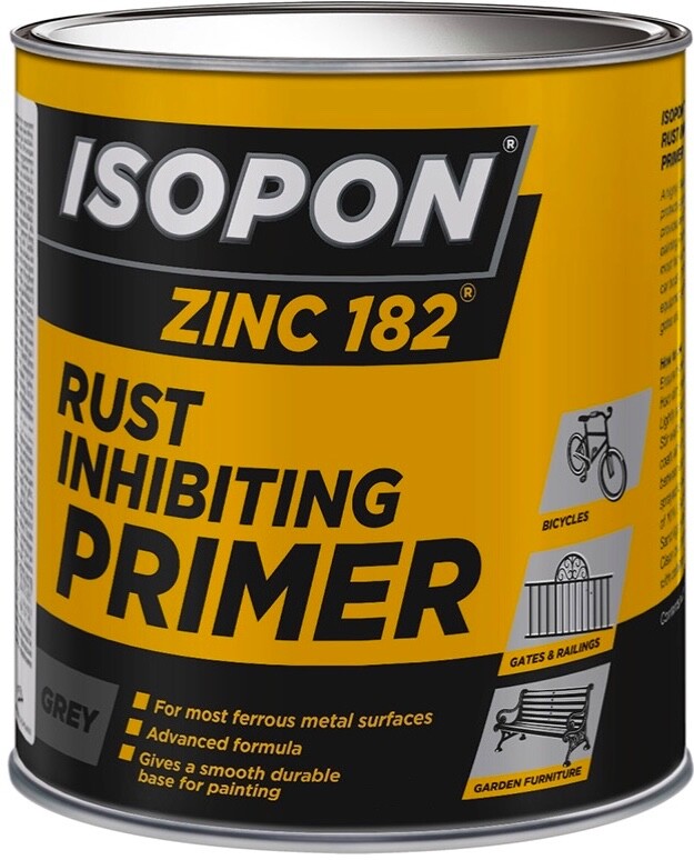 U-POL / DAVIDS ISOPON ZINC 182 Rust Inhibiting Primer 1k 2.5L Z182/2.5 ...