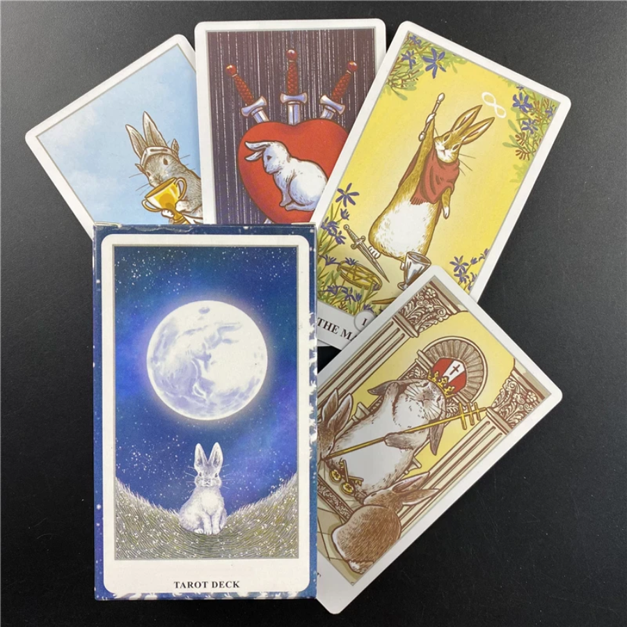Rabbit Tarot Card Deck [English, 78 cards, PDF-Manual] | eBay