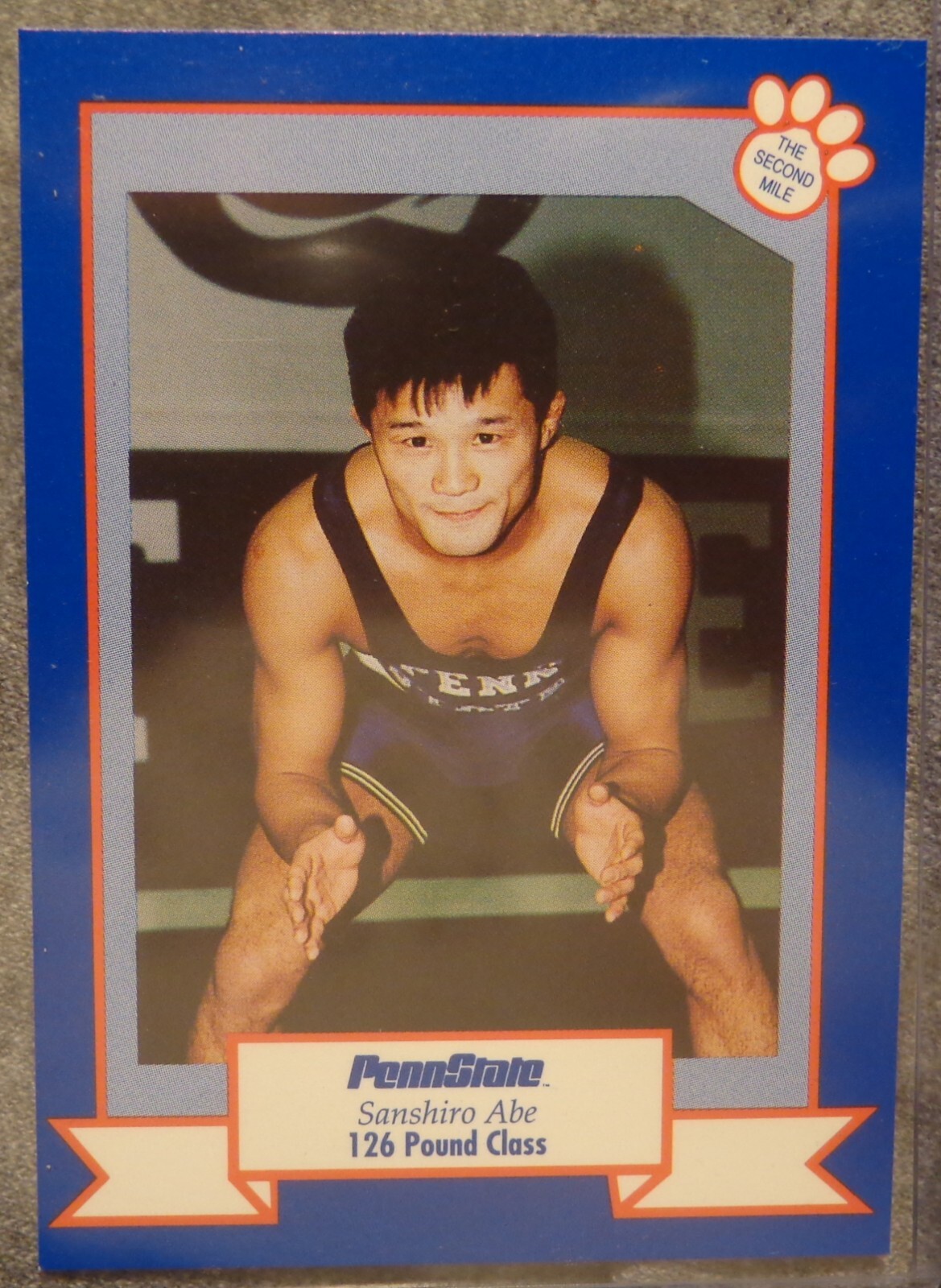 1996 Penn State - Second Mile (Police) Card - Wrestling Sanshiro Abe | eBay