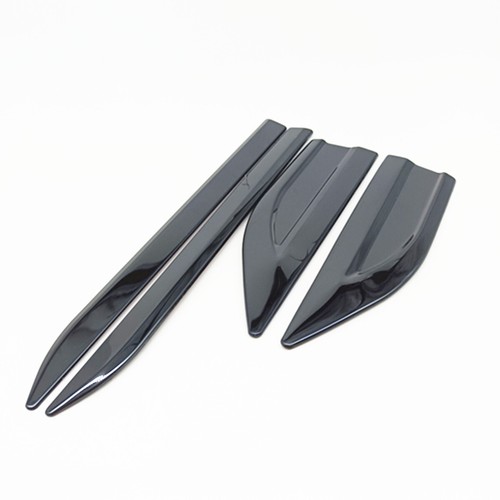 Gloss Black Car SUV Exterior Side Fender Vent Air Wing Cover Trim ...