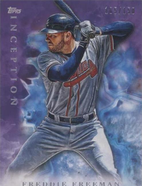 2017 Topps Inception - Freddie Freeman #41 Purple /150 for sale online ...