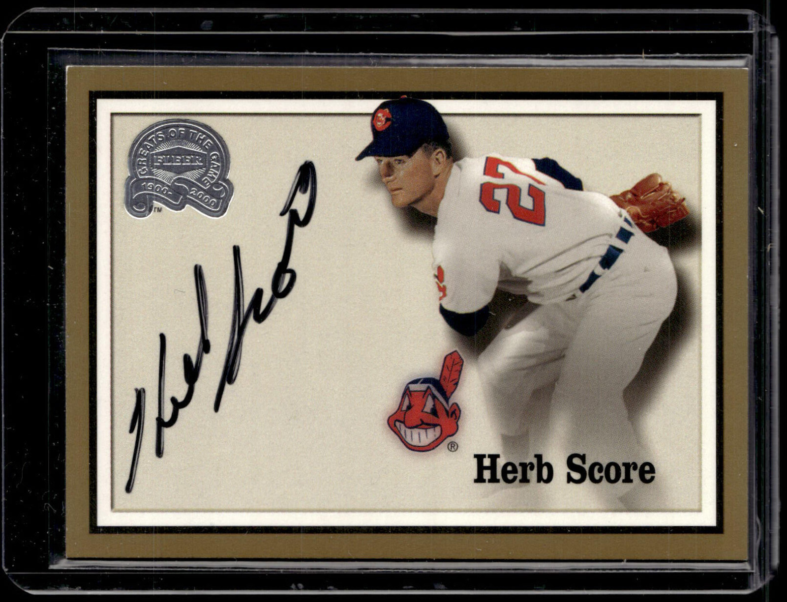 2000 Fleer Greats of the Game Herb Score Auto Autograph | eBay
