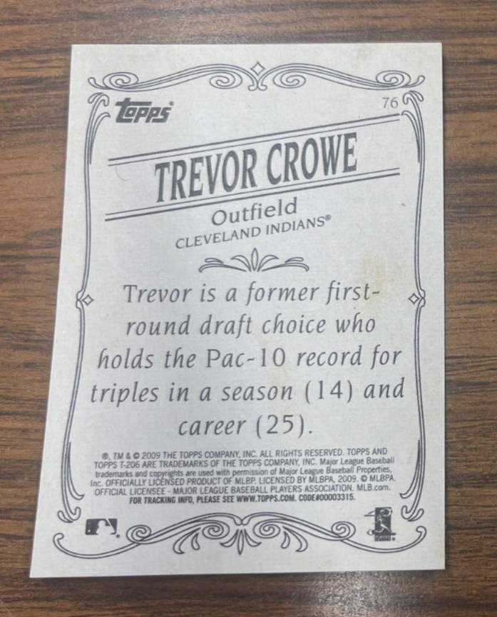 2009 TOPPS ROOKIE Card # 76 Trevor Crowe - Cleveland Indians | eBay