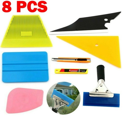8PCS Window Tint Tools Kit Car Auto Film Tinting Scraper squeegee ...