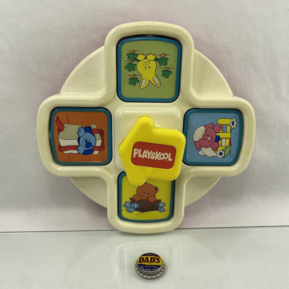 Vintage 1990 Playskool Peek N' Pop Baby Peak and Squeak Fun w/ Animal ...