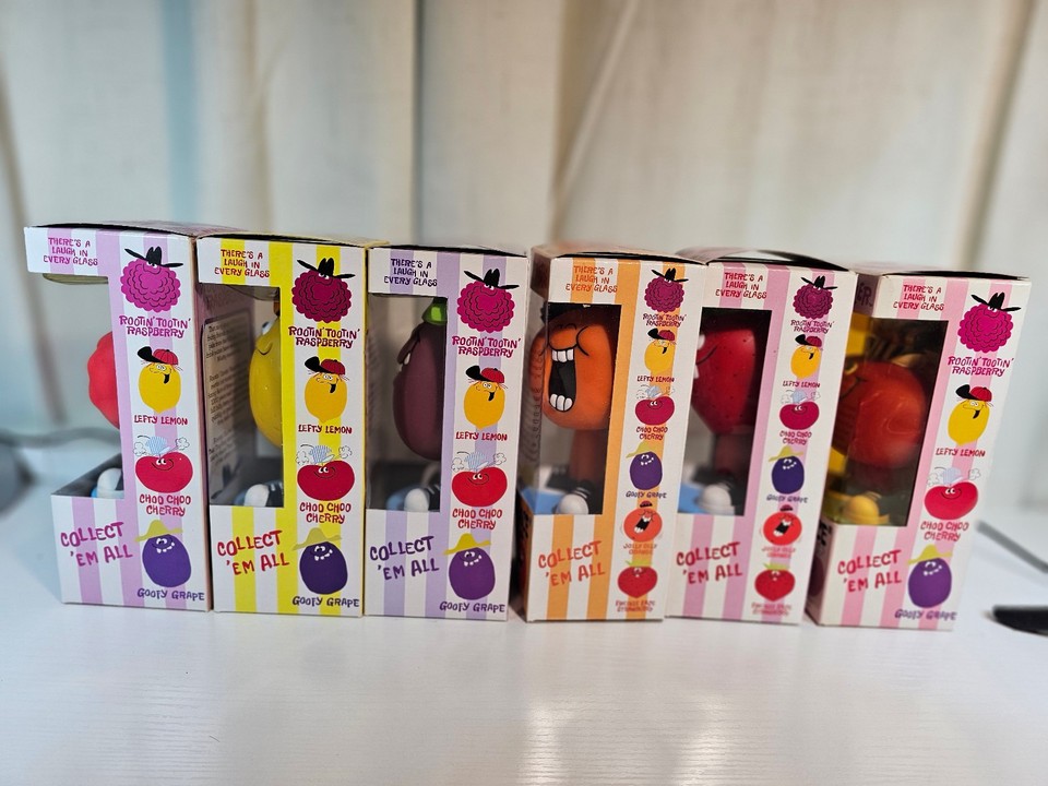 Retired Funko Funny Face Set Of Six Wacky Wobbler Bobbleheads with box ...