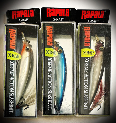 New Rapala X-Rap XR-8 Suspending Minnow 3-PACK - Great Colors & Fast ...