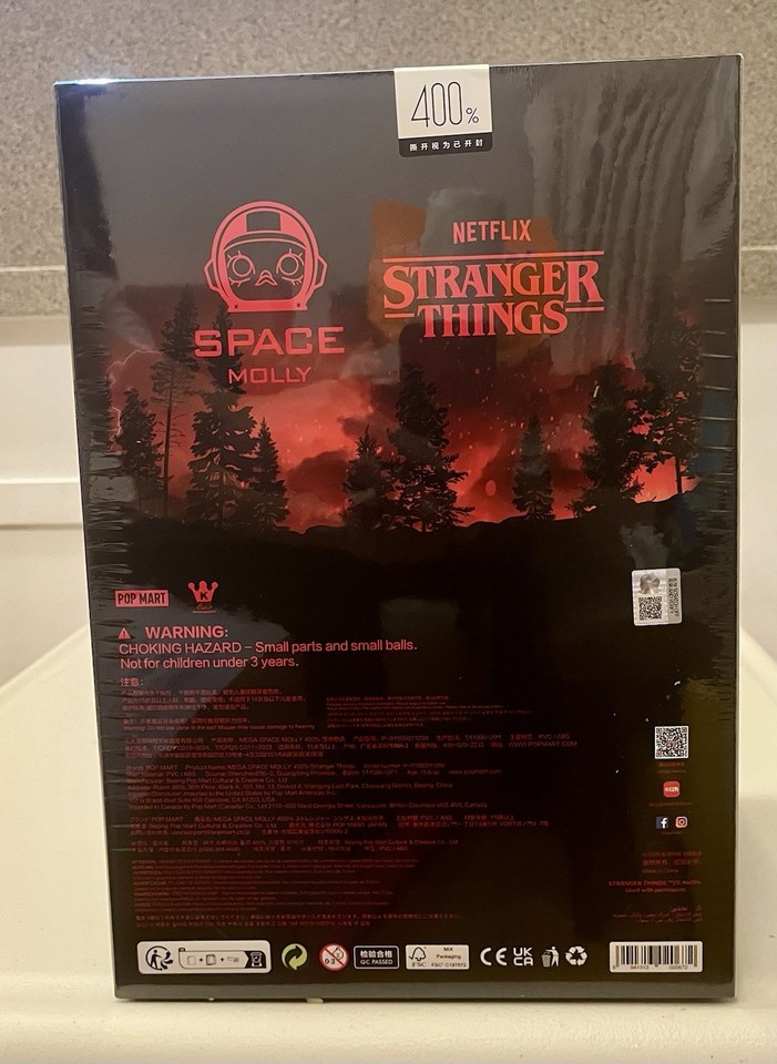 POP MART MEGA SPACE MOLLY 400% Stranger Things – Authentic Sealed | eBay