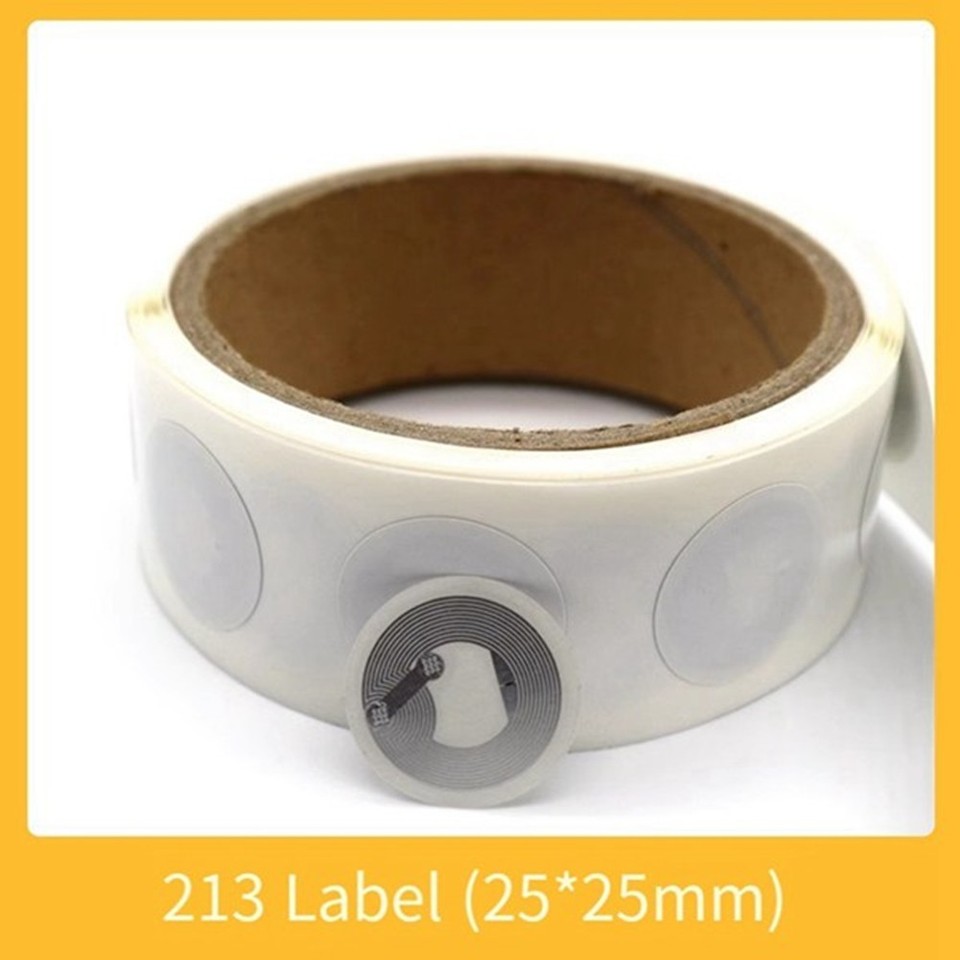 2X(50 Pcs NFC Ntag213 Nfc Label Sticker 13.56MHz ISO14443A 213 ...