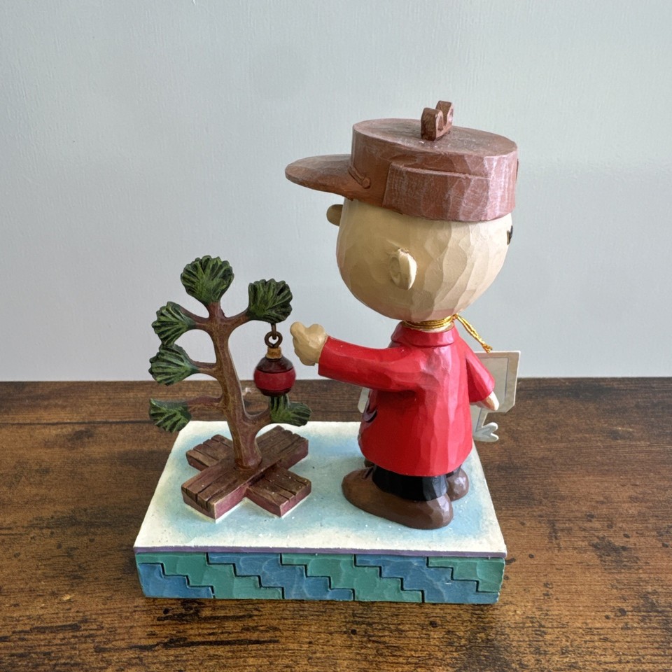 Jim Shore 4042371 Find The Christmas Spirit Charlie Brown Pathetic Tree ...