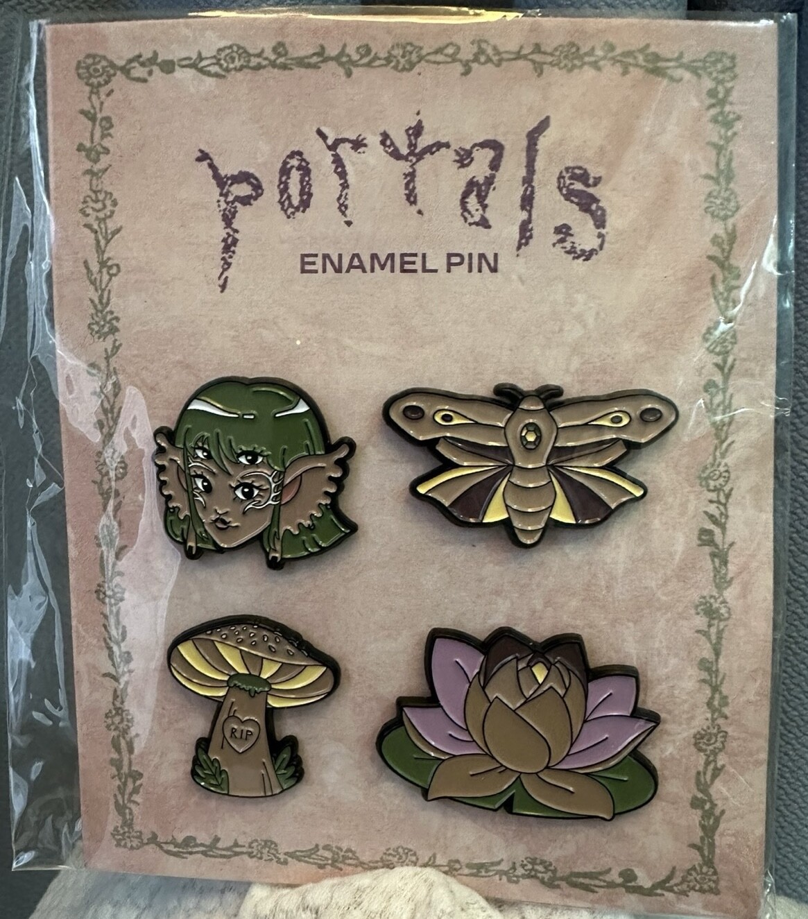 Melanie Martinez Official Merch Creature Enamel Portals Pin Pack Moth ...