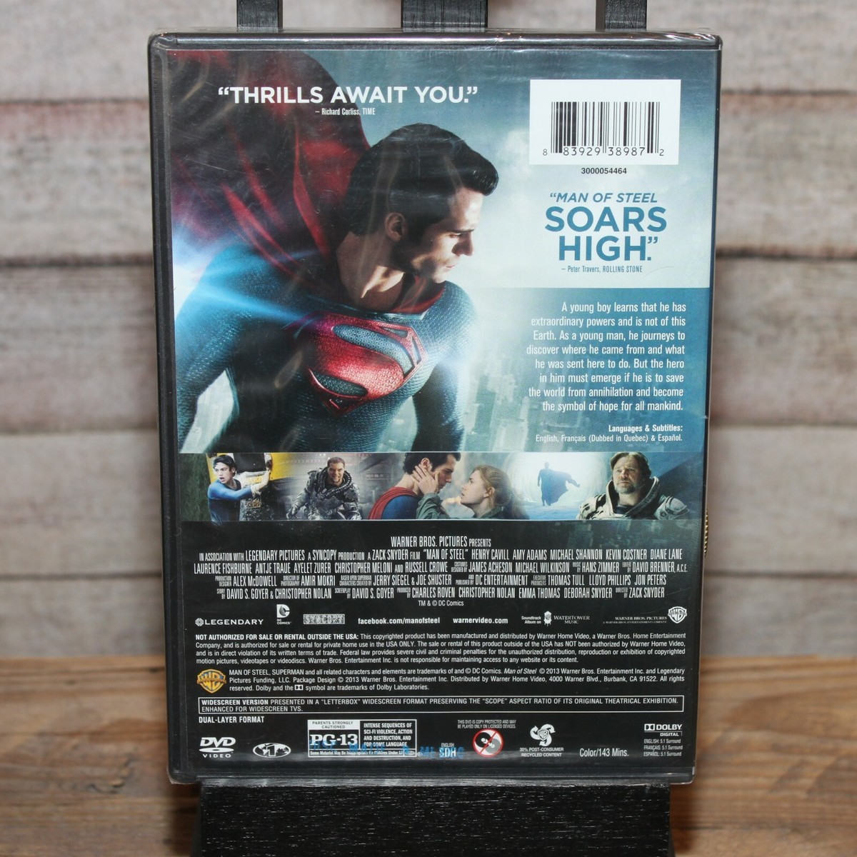Man Of Steel Dvd Poster