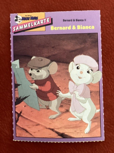 Micky Maus Sammelkarte Bernard & Bianca II Bernard & Bianca | eBay