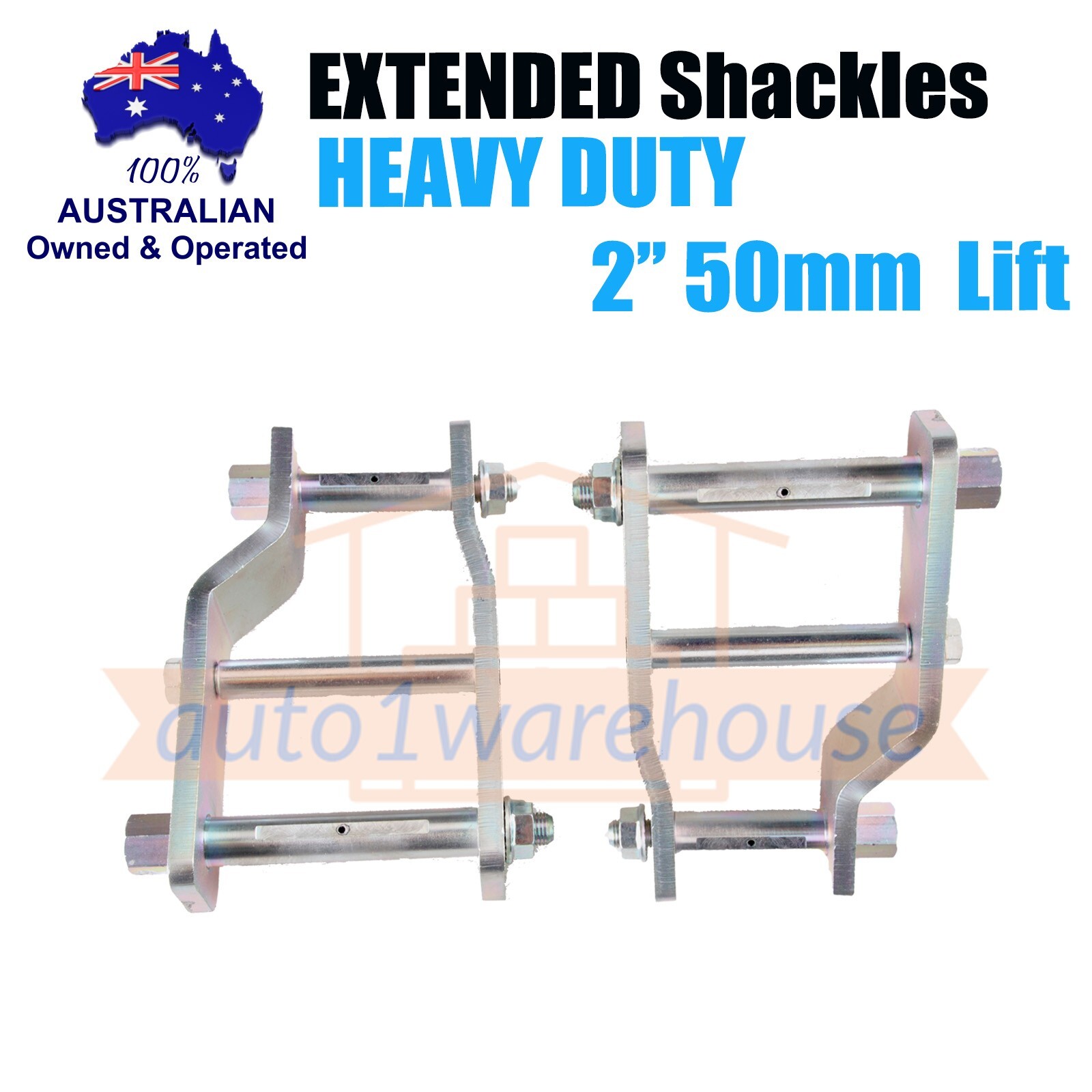 For Ford Ranger PX PX2 PX3 4WD Rear 2" 50mm Extended Greaseable ...