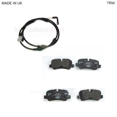 LAND ROVER REAR BRAKE PAD & SENSOR SET RANGE SUPERCHARGED 10-12 ...