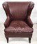 Leather Wingback Lounge Chair by DeCoro | eBay