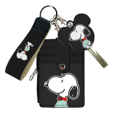 Snoopy Character ID Card Holder, Pass Case, Commuter Pass Case | eBay